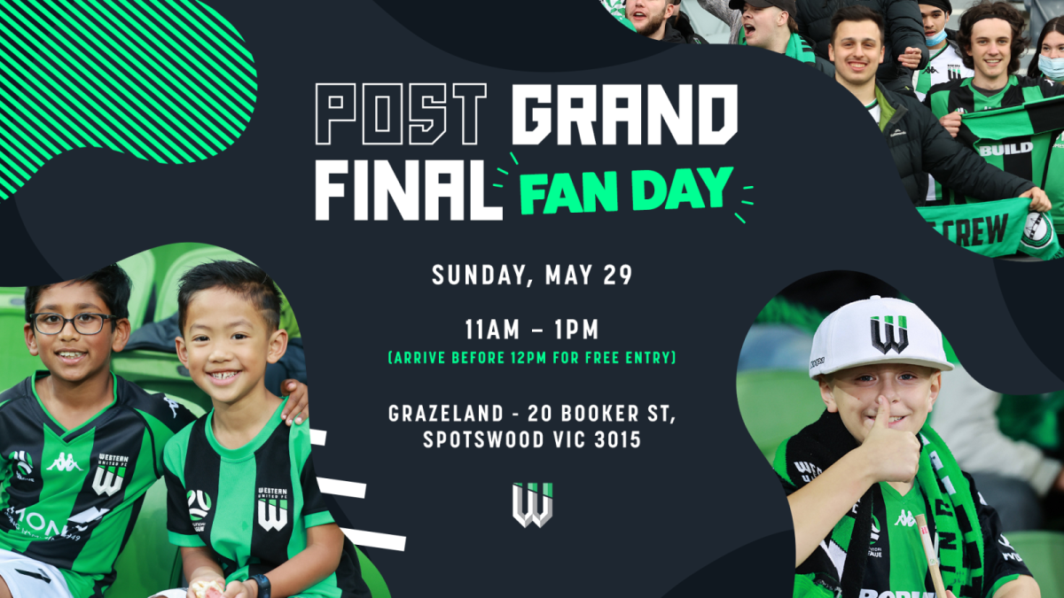 Celebrate 2021/22 with Western United Family Day at Grazeland