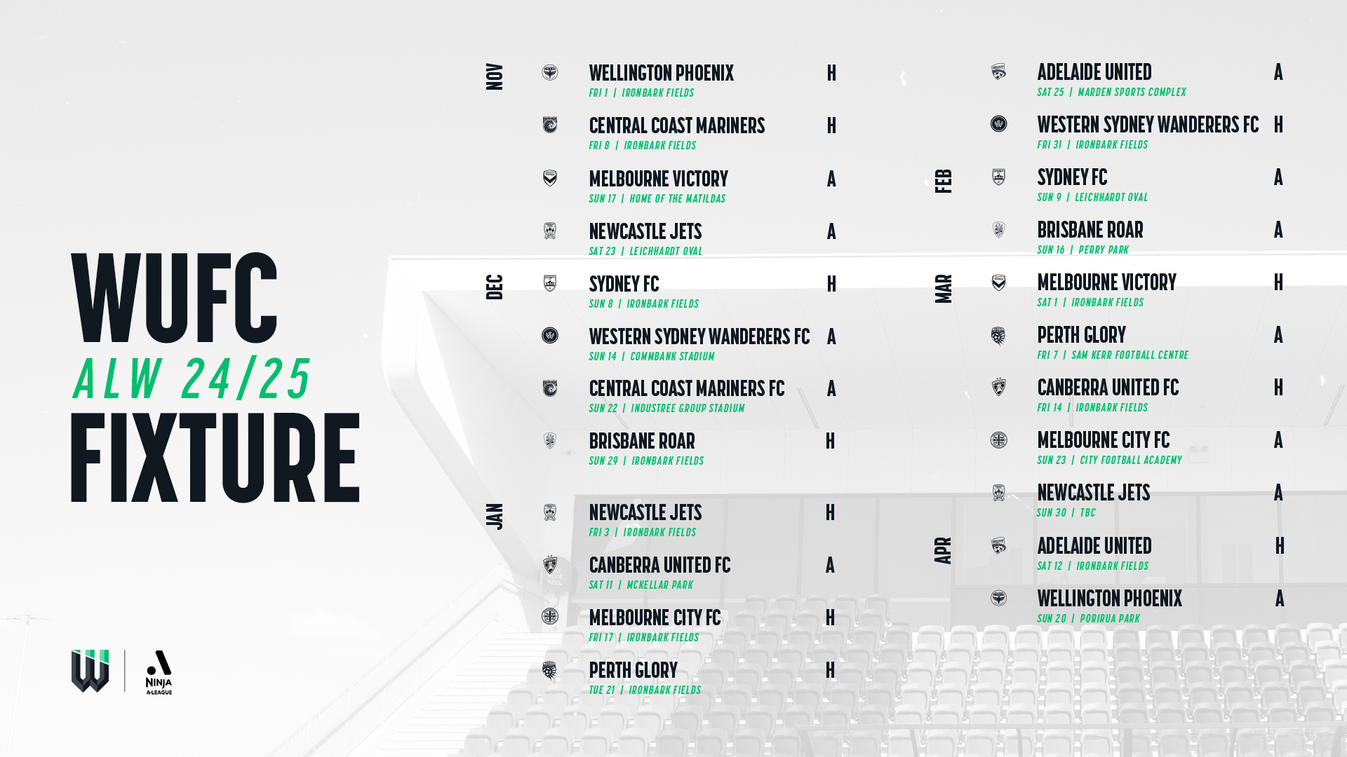 Western United Ironbark blockbusters confirmed in ALW fixture
